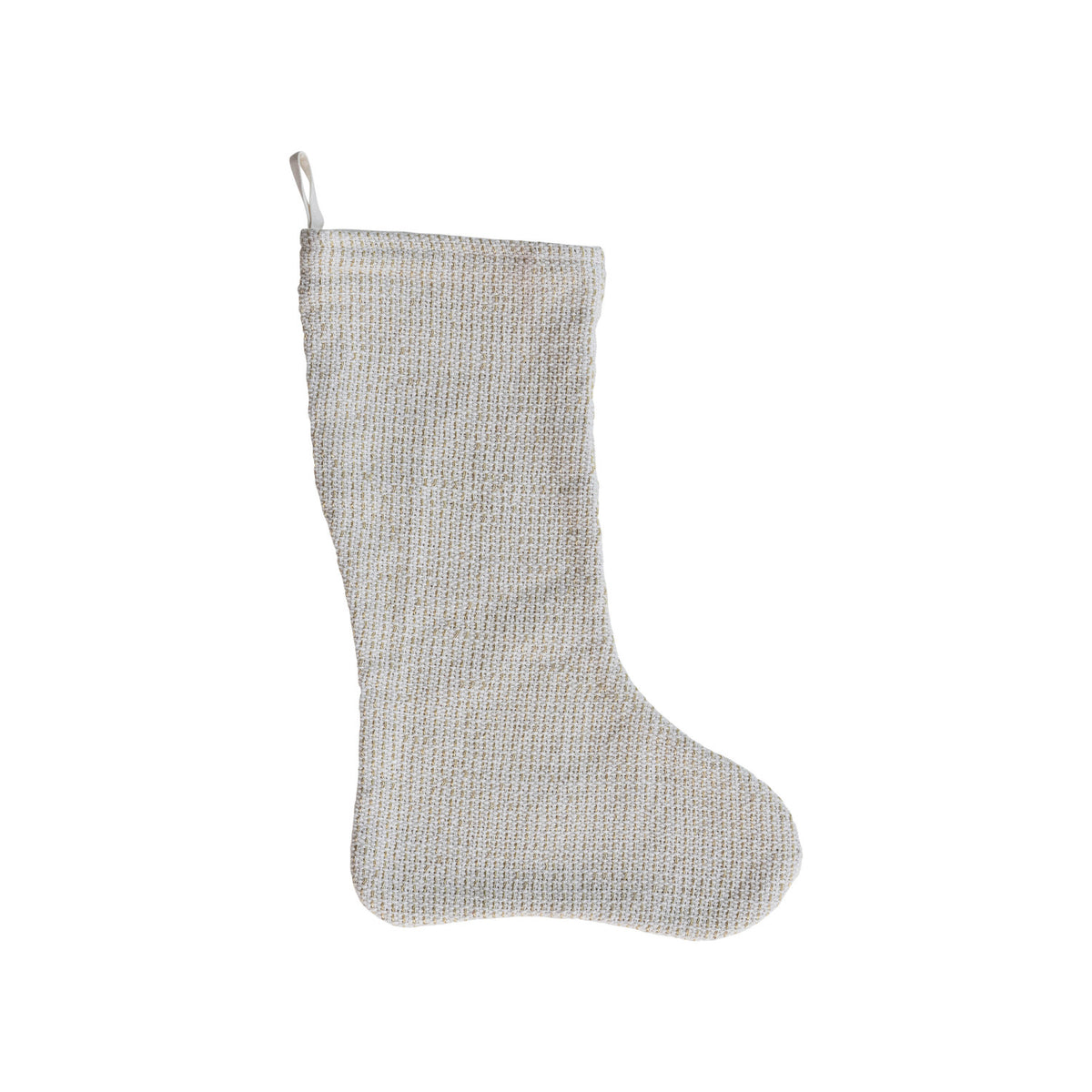 Woven Gold Thread Stocking — Beth's - A Christmas and Holiday Shop