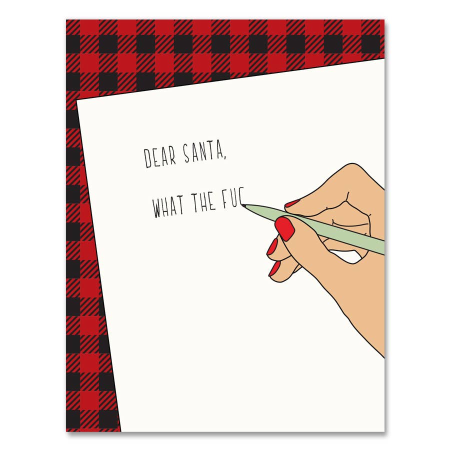 Dear Santa, WTF Card — Beth's - A Christmas and Holiday Shop