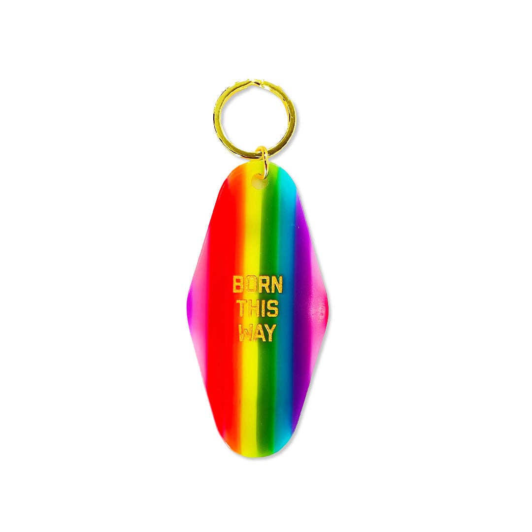 Born This Way Keychain — Beth's - A Christmas and Holiday Shop
